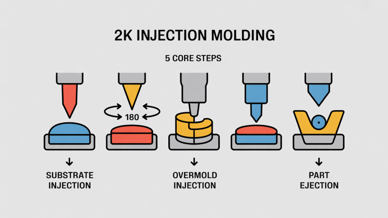 How 2K Injection Molding Works: A Step-by-Step Guide