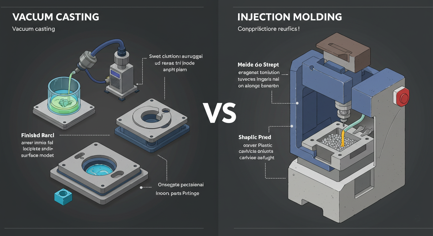 Vacuum Casting Vs Injection Molding Comparison: A Complete Guide