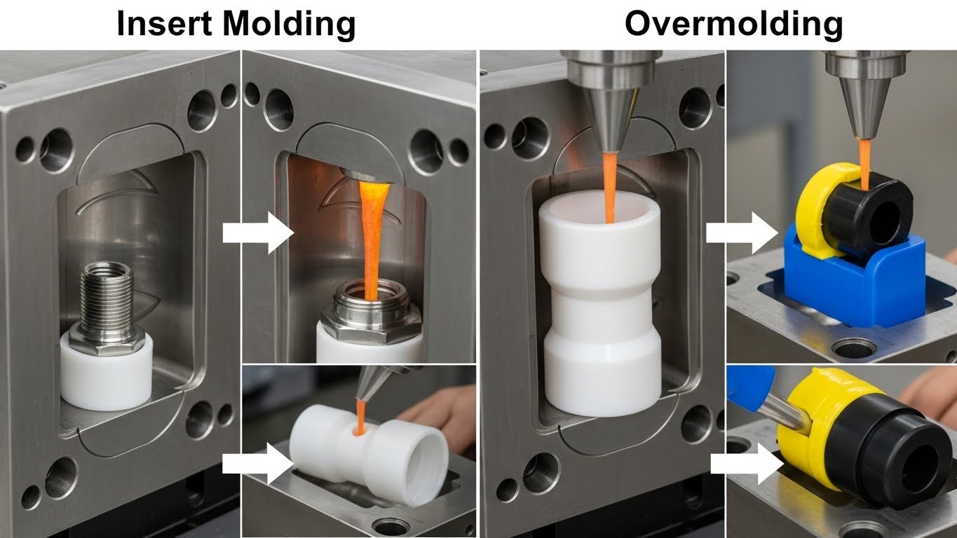 Insert Molding Vs Overmolding: Key Differences & Applications - SunOn
