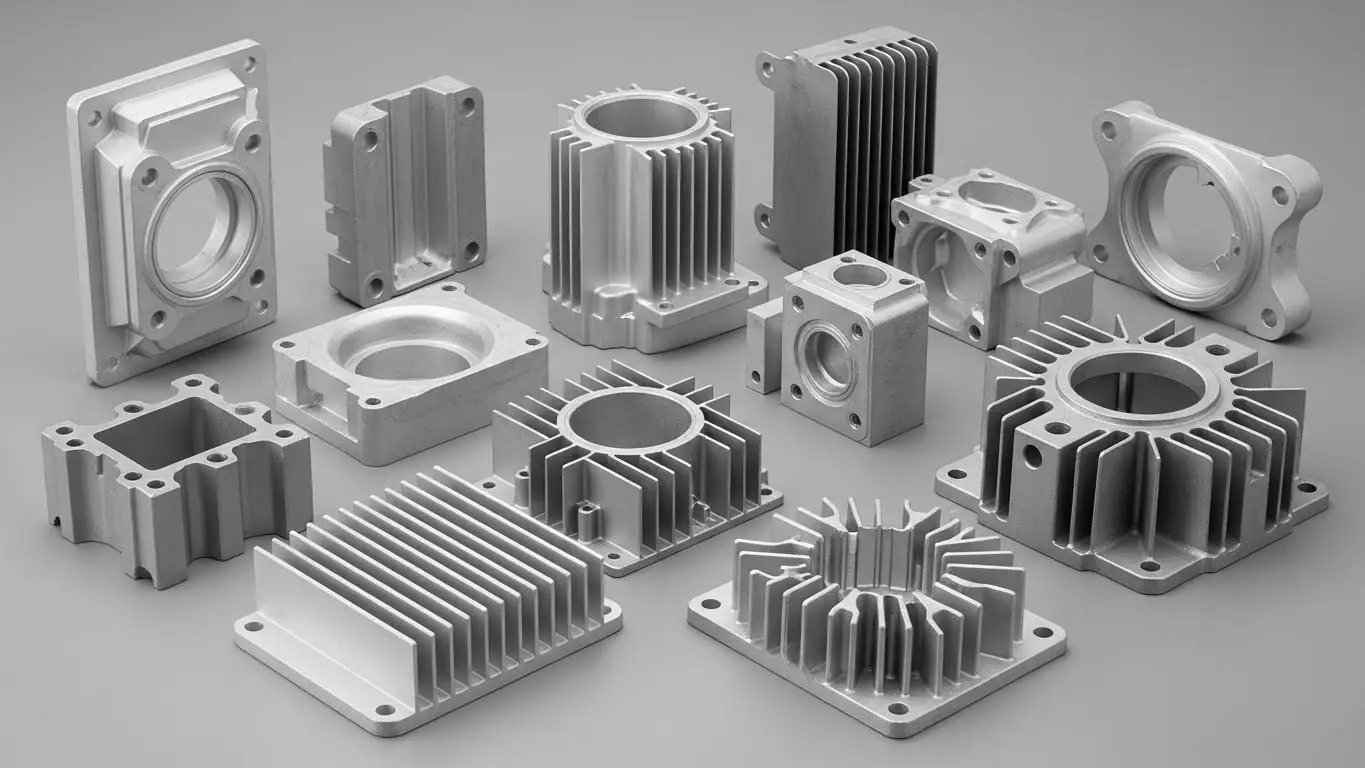 Aluminum Die Cast Heat Sink Components for Thermal Management