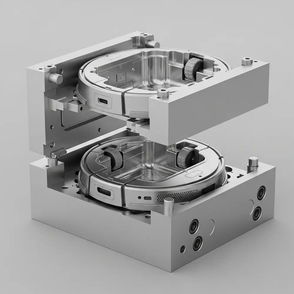 Smart Cleaning Robot Plastic Injection Mold: Precision Tooling